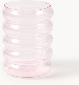 Sada ručně foukaných sklenic na long drink z borosilikátového skla Bubbly, 4 díly