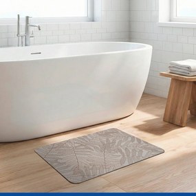 Světle hnědá z křemeliny koupelnová předložka 39x60 cm Dafni – Wenko