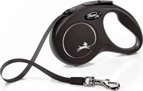 Flexi Classic S pásek 5m černé / Vodítko