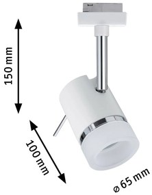 Paulmann URail Pipe bodové světlo, bílá/chrom