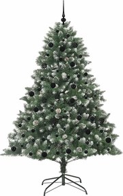 Umělý vánoční stromeček Zelená 210 cm PVC, plast a ocel 3395246