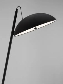Designová stojací lampa Flute černá