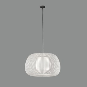 ACB Iluminacion Zavěsné svítidlo MIRTA, ⌀ 45 cm, 1xE27 15W Barva: Stone, Barva montury: Bílá