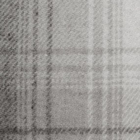 SCANquilt vlněný povlak LAMB káro šedočerná 45 x 45 cm