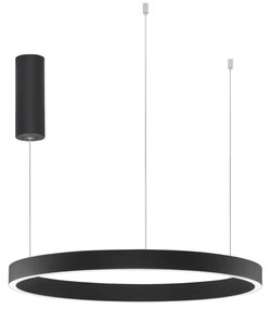 Nova Luce jednodílné LED svítidlo Elowen - černá, 60 W, 600 mm, 1500 mm, 2552 lm