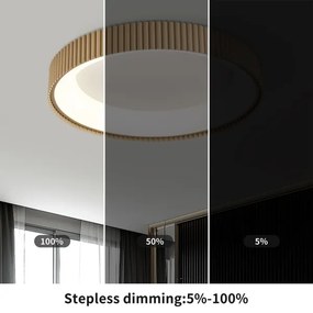 Brilagi - LED Stmív. stropní svítidlo FALCON MODERN LED/54W/230V 60 cm béžová+DO