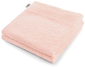 AmeliaHome - Sada bavlněných ručníků Pudrově růžová hladké AMARI