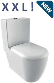 CREAVIT Grande XXL WC kombinované s bidetem, velké, šířka 42 cm, GR3641