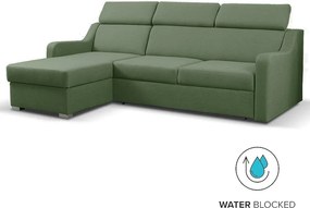 Sedací souprava MIKELI | 232x158 cm | UNI | rozkládací + úložný prostor | AKCE | khaki zelená 13