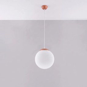Sollux Lighting Závěsné svítidlo UGO 30 okrově červené
