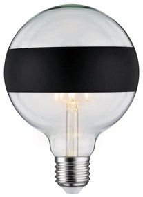 Paulmann 28682 LED žárovka s černým pruhem, 6,5W LED 2700K E27 stmívatelná, výška 17,4 cm