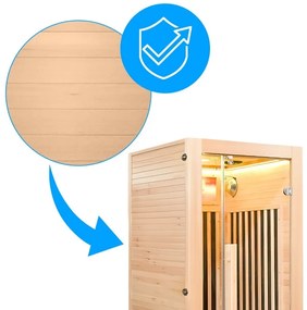 BPS-koupelny Infrasauna Relax  90x90, 1-2 osoby