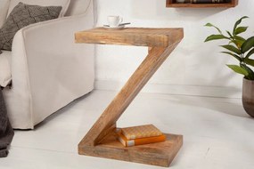Odkládací stolek ZEUS Dekorhome Mangovníkové dřevo