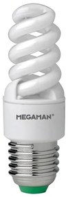 MEGAMAN zářivková kompaktní spirálová žárovka 8W E27