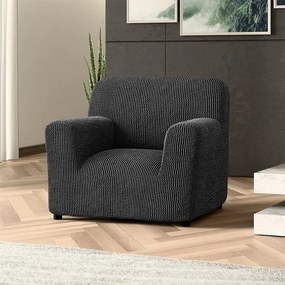Bielastické potahy COSTINA antracit křeslo (š. 60 - 110 cm)