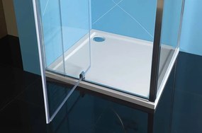 Polysan Polysan, EASY sprchový kout tři stěny 900-1000x1000mm, pivot dveře L/P varianta, čiré sklo, EL1715EL3415EL3415