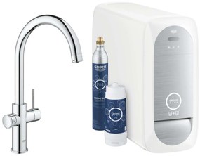 Grohe Blue Home - Dřezová baterie s chladícím zařízením a filtrací, chrom 31455001