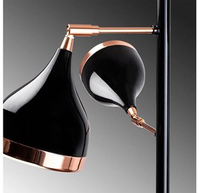 Designová stojanová lampa Salwah 163 cm černá