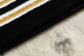 Dywany Łuszczów Kusový koberec Gloss 6776 86 greek black/gold Rozměry koberců: 140x190