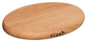 Staub Dřevěná podložka magnetická ovál 29cm