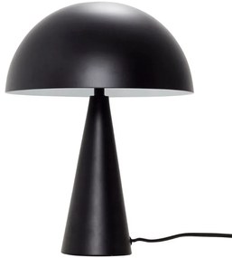OnaDnes -20% Černá kovová stolní lampa Hübsch Mush 33 cm