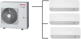 Klimatizace Toshiba Yukai 1+3 ( 2,5kW + 2,5kW + 3,3kW ) Multi-split R32