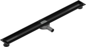 Mexen Flat 360° rotační těleso pro lineární odtok 100 cm, černé - 1740100