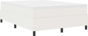 Postel s boxspringem Krémová a bílá 140 x 200 cm 3337469