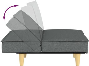 vidaXL Rozkládací pohovka textil [351904] Barva: světle šedá