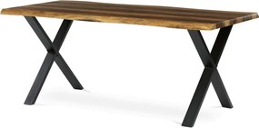 Jídelní stůl HT-F4318 GREY, mdf, šedý dub (180 x 90) cm hnědá