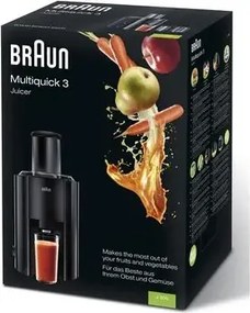 Braun Multiquick 3 J 300 černá / odšťavňovač / 800 W / 1.25 l šťáva /