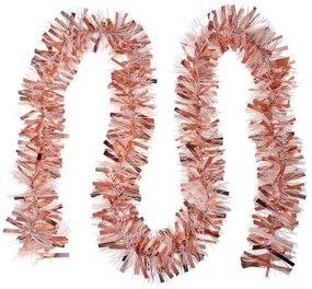Růžový vánoční řetěz na stromeček Wonne – 200 cm