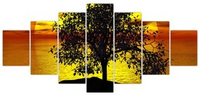 Obraz siluety stromu (210x100 cm)
