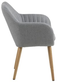Designové židle Nashira II světle šedá