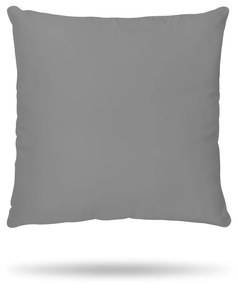 Bavlněný povlak na polštář tmavě šedý Rozměr: 50x50