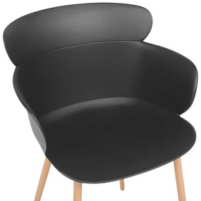 Set 2 ks. jídelních židlí SULLY (černá). 1023476