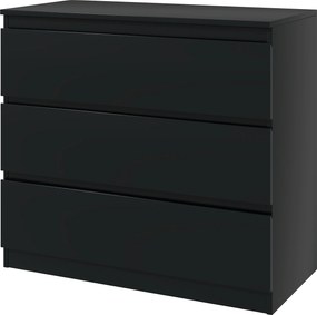 HOMCOM Komoda se 3 zásuvkami, jednoduchý úložný nábytek do ložnice, vnitřní použití, 80l x 39p x 73v cm