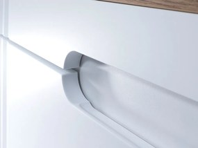 COMAD Závěsná skříňka pod umyvadlo - FIJI 82-60 white, šířka 60 cm, matná bílá