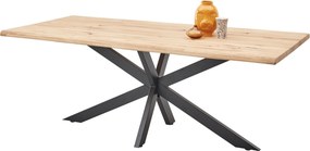 XXXLutz JÍDELNÍ STŮL, dub, černá, barvy dubu, 200/100/76 cm P & B - Jídelní stoly - 000572031101