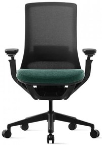 Office Pro Kancelářská ergonomická židle ROLY BLACK - síťovina Zelená