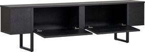 Černý TV stolek 180x50x30 cm Onera – Kalune Design