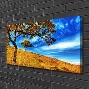 Obraz na plátně Louka Strom Příroda 125x50 cm