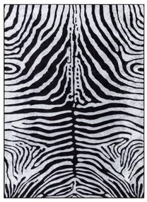 MIRO 51331.803 mycí kobereček Zebra protiskluz - černý / bílá