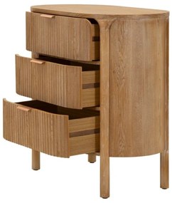 Designová komoda Jahzara 80,5 cm hnědá