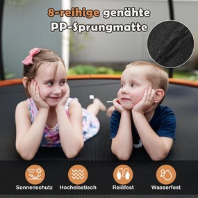 Costway Trampolína venkovní se žebříkem kulatá zahradní