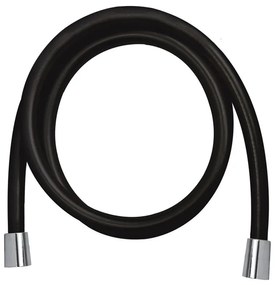 Mereo Sprchová hadice černá, matná 150 cm, systém zabraňující překroucení - CB111B