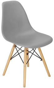 Designová židle SPRINGOS MILANO tmavě šedá