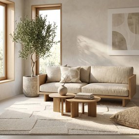Krémový koberec 80x150 cm Cairo – ESTE