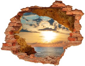Wallmuralia Nálepka fototapeta 3D výhled Mořská jeskyně 90x70 cm