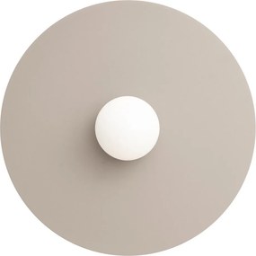 Taupe kovové nástěnné svítidlo ø 50 cm AKE – Thoro